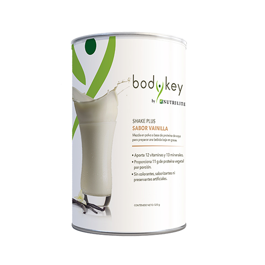 Bodykey Shake Plus sabor Vainilla - Amway Honduras.